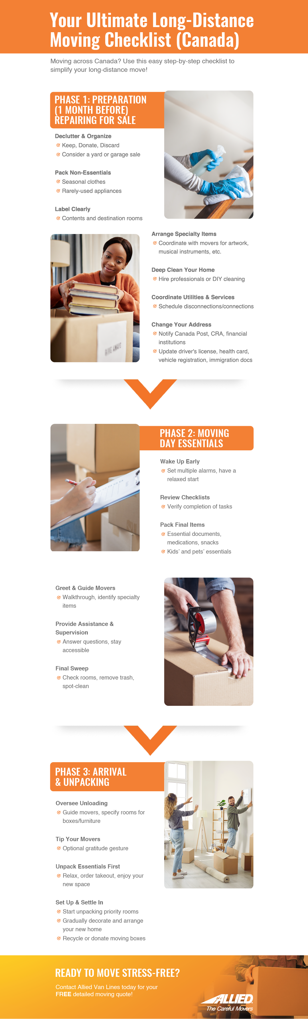 The Complete Checklist for Long Distance Moving